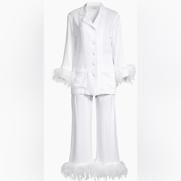 Sleeper | Intimates & Sleepwear | Sleeper Pajamas White With Feathers ...